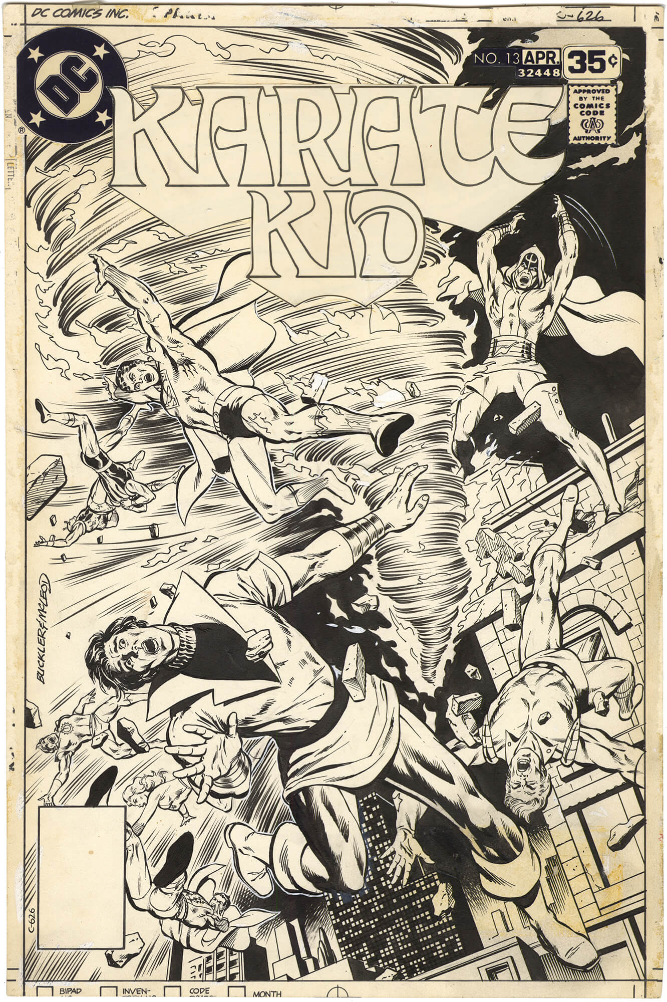 Original Comic Art by Karate Kid 13 Cover Legion | Nostalgic Investments