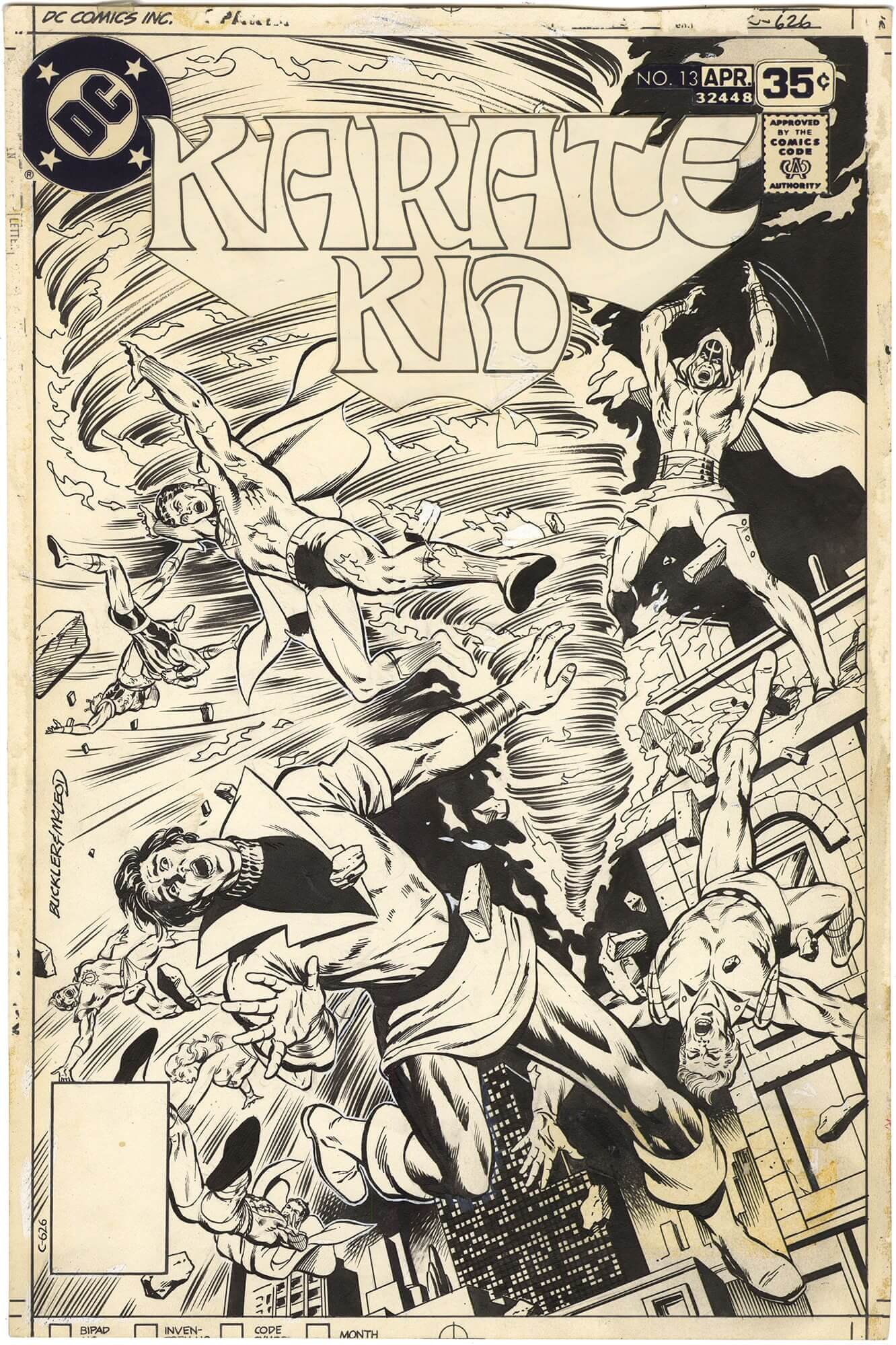 Original Comic Art by Karate Kid 13 Cover Legion | Nostalgic Investments