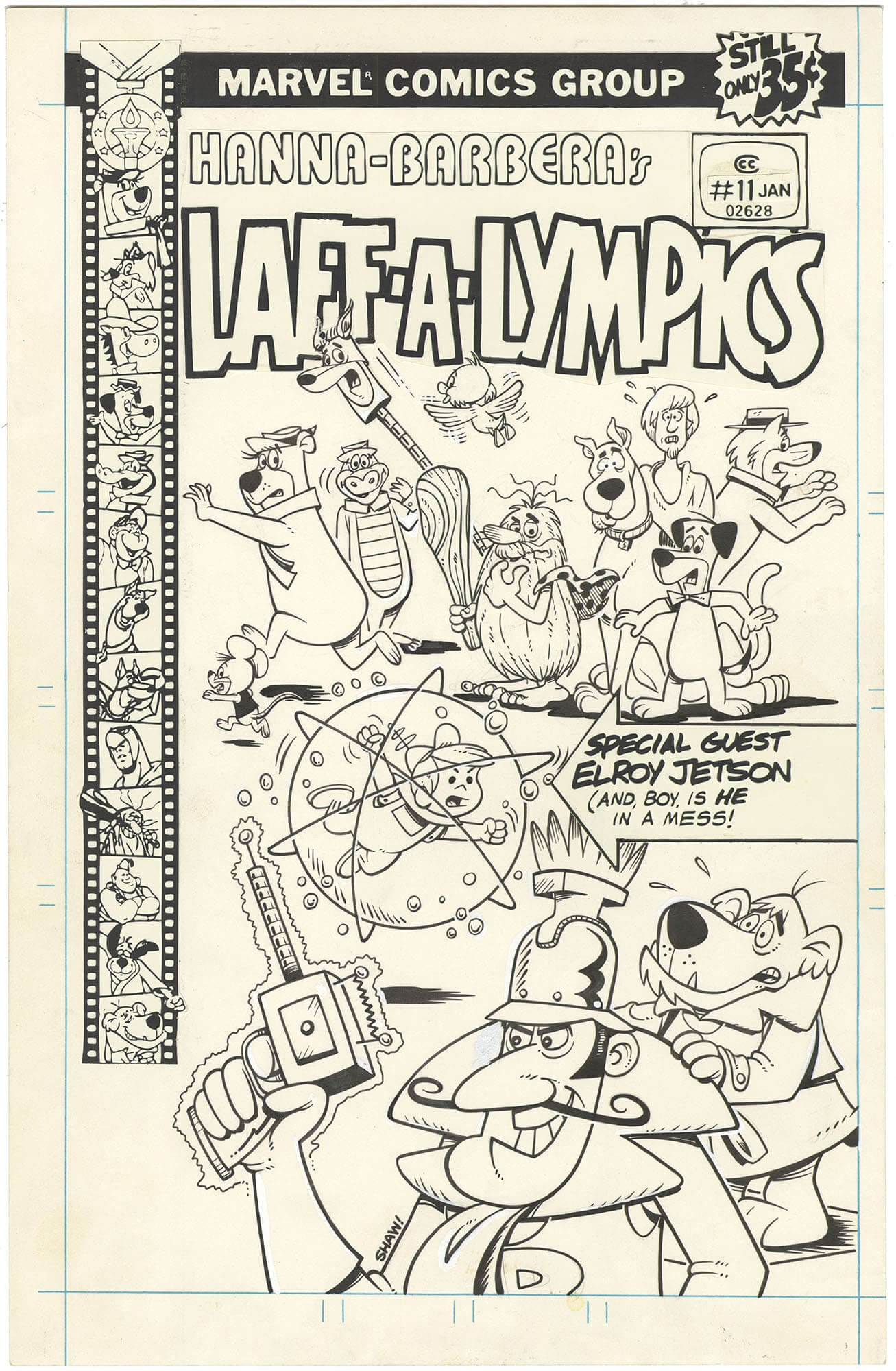 Original Comic Art by Laff Lympics 11 Cover | Nostalgic Investments