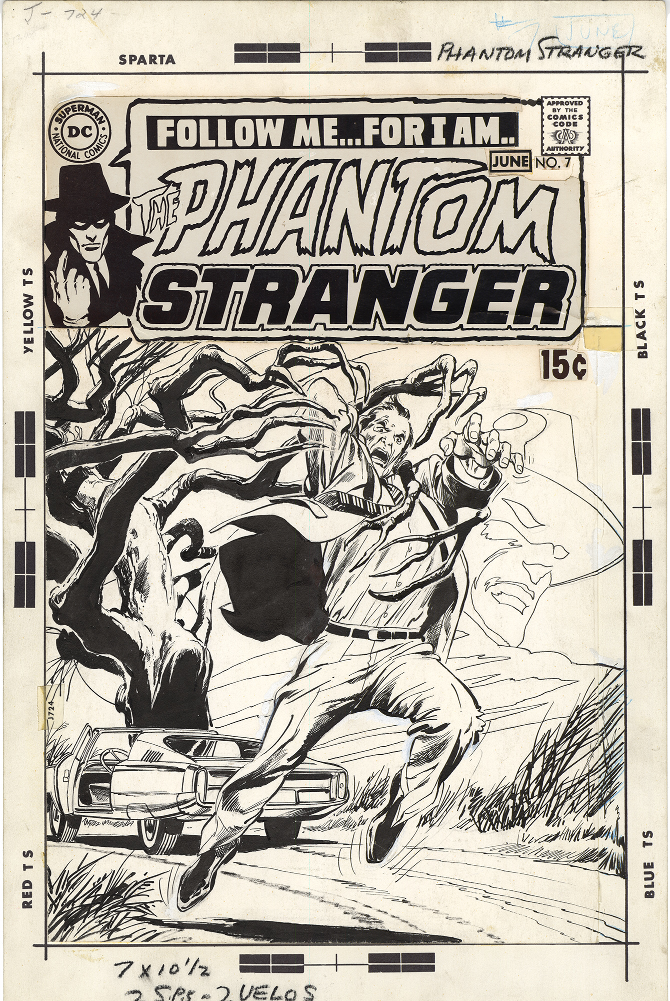 The Phantom Stranger - originaux en vente | ComicArtTracker