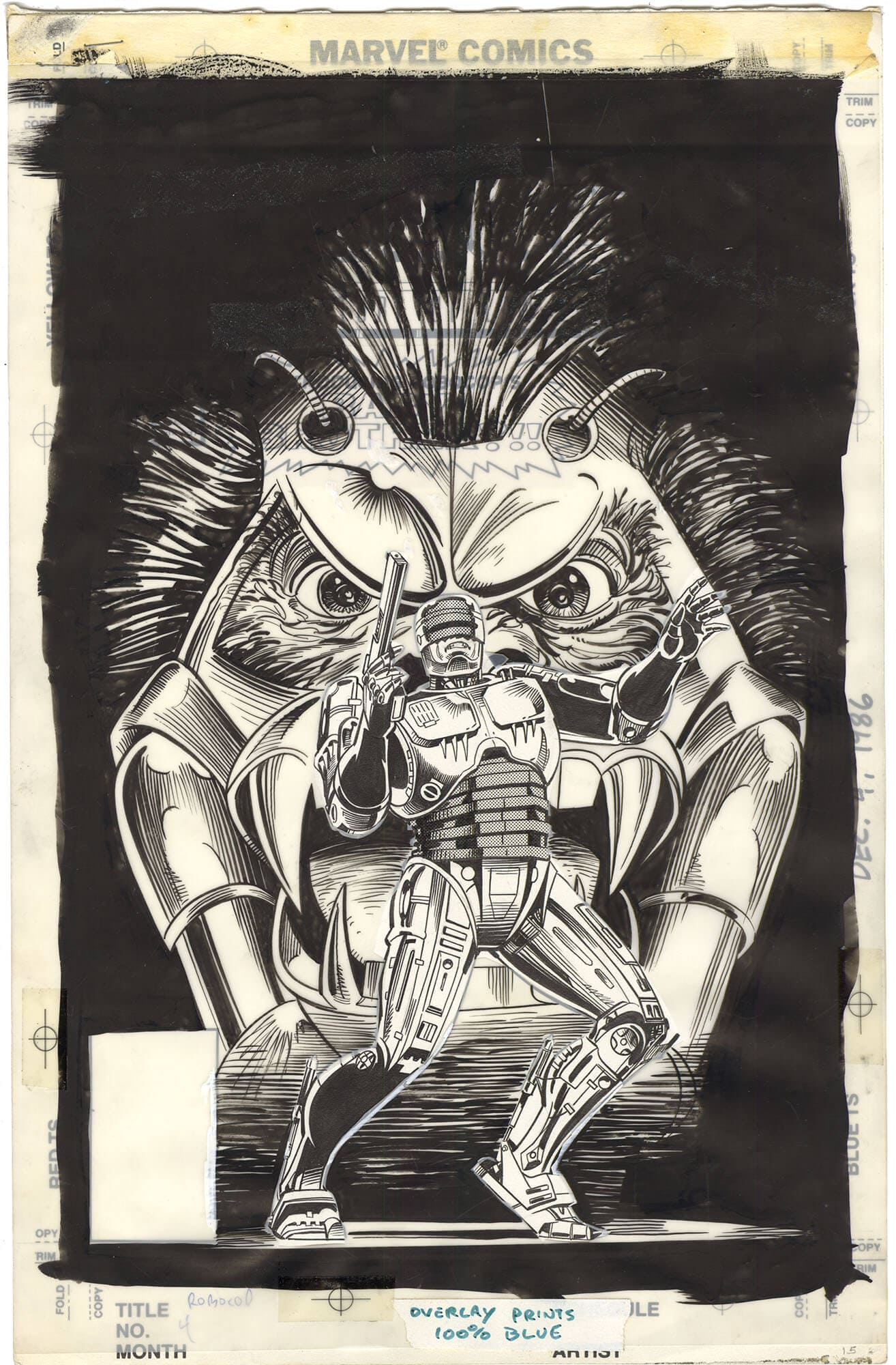 Original Comic Art by Robocop 4 Cover | Nostalgic Investments