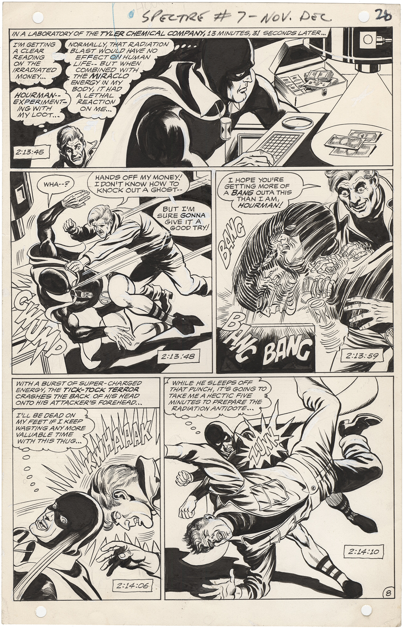 Original Comic Art by Spectre 7 P8 | Nostalgic Investments