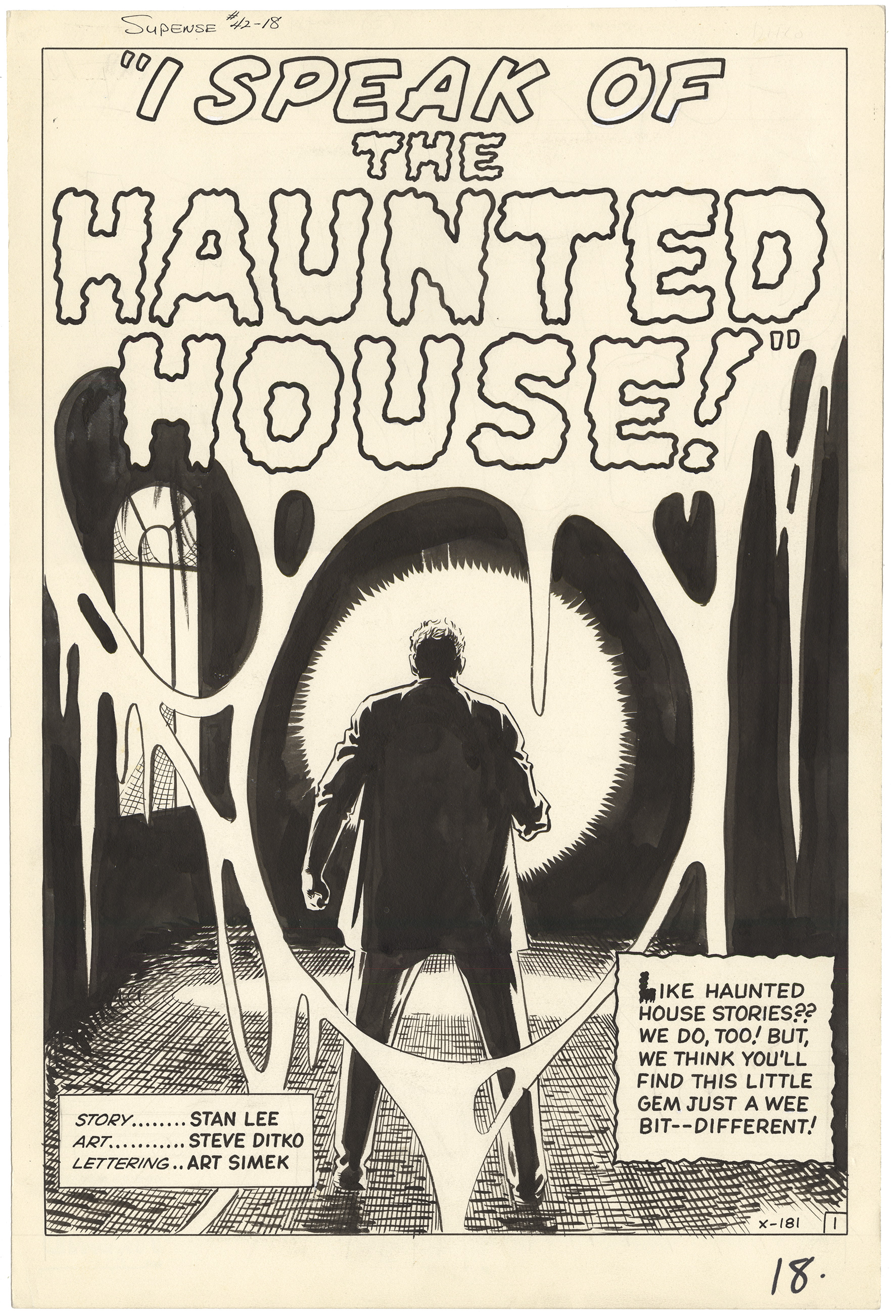 Original Comic Art by Tales Suspense 42 P1 Large Art | Nostalgic ...