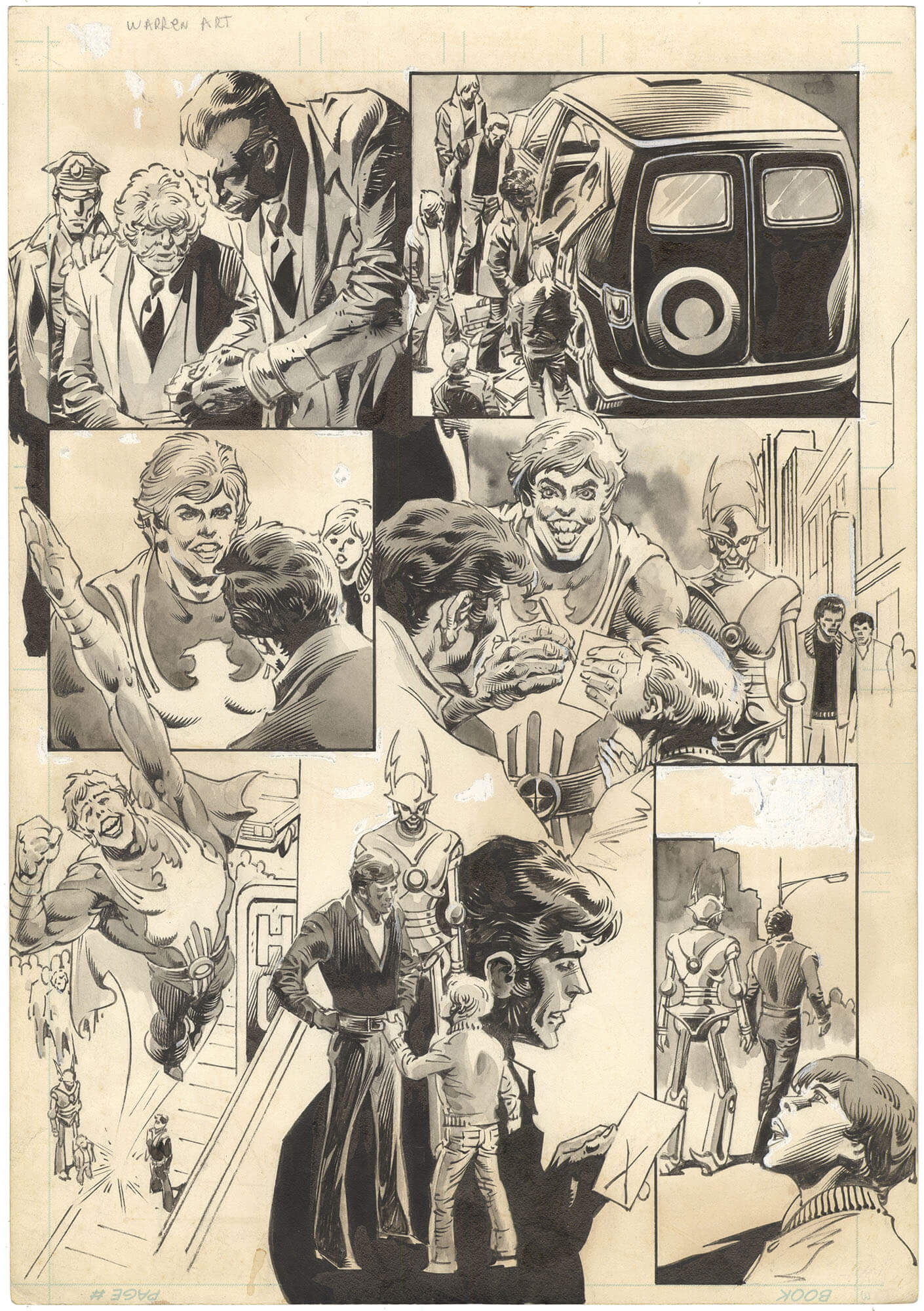 Original Comic Art by Rook Magazine 13 P54 | Nostalgic Investments